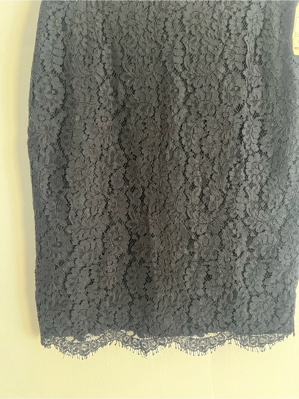 Skirts | Deadstock 8s Saks Fifth Avenue Black Lace Pencil Skirt ...